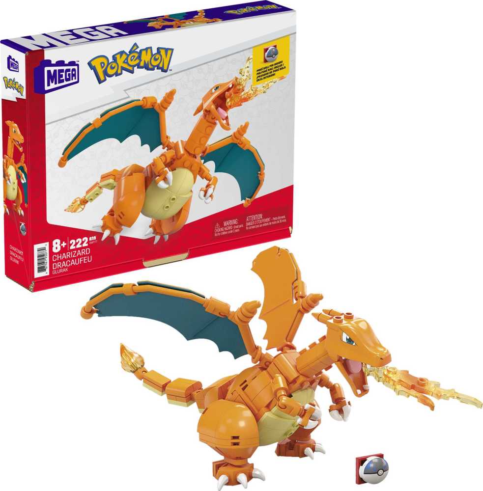 Mega Pokémon Charizard Building Set - 222pcs | Toys R Us Canada