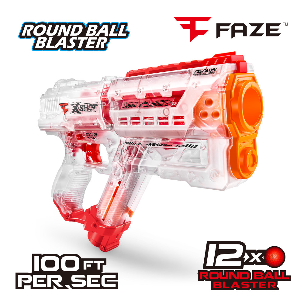 X-Shot FaZe Respawn Round Blaster (12 rounds) by ZURU - R Exclusive ...