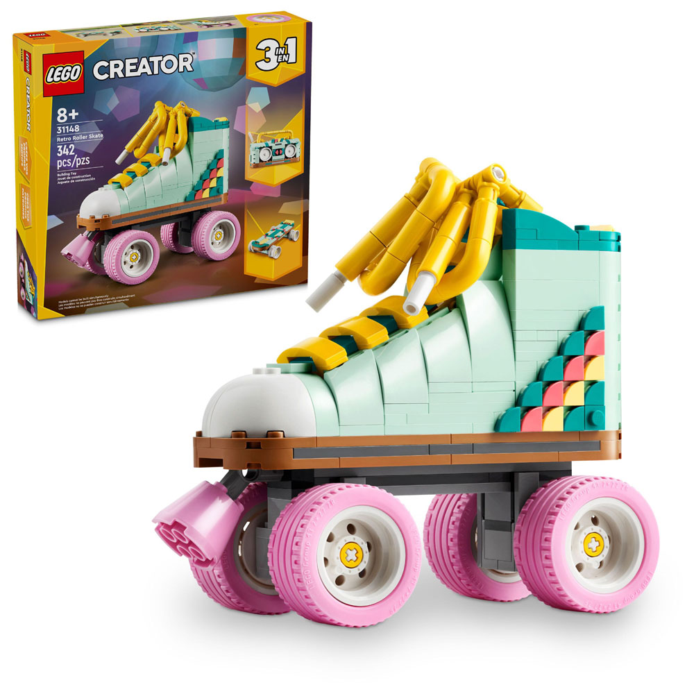 LEGO Creator 3 in 1 Retro Roller Skate Toy 31148 | Toys R Us Canada