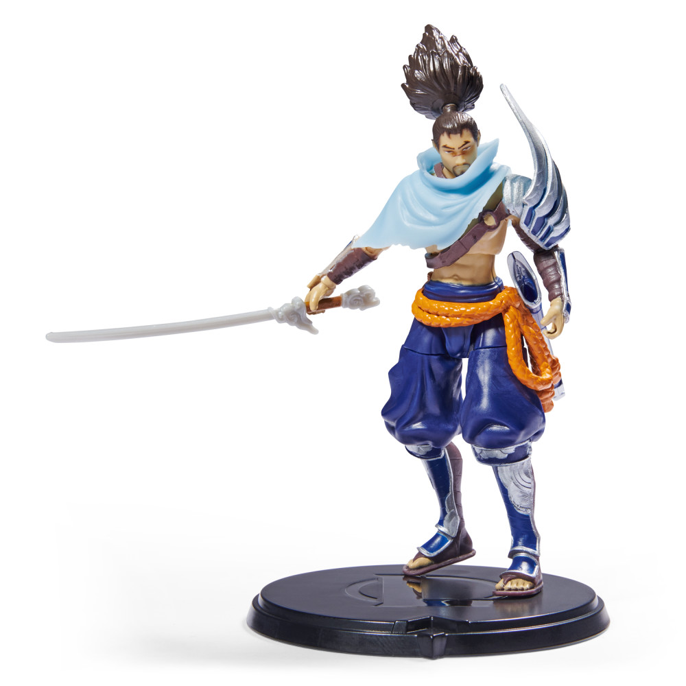 League of Legends, 4-Inch Yasuo Collectible Figure w/ Premium Details ...