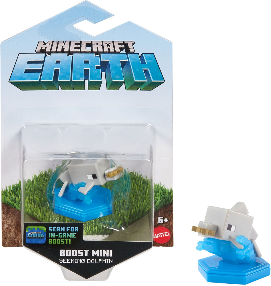 Minecraft Earth Boost Mini Dolphin with Fish Figure | Toys R Us Canada