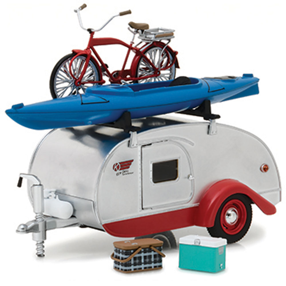 1:24 Hitch & Tow Trailers Séries 4 - Teardrop Trailer | Toys R Us Canada