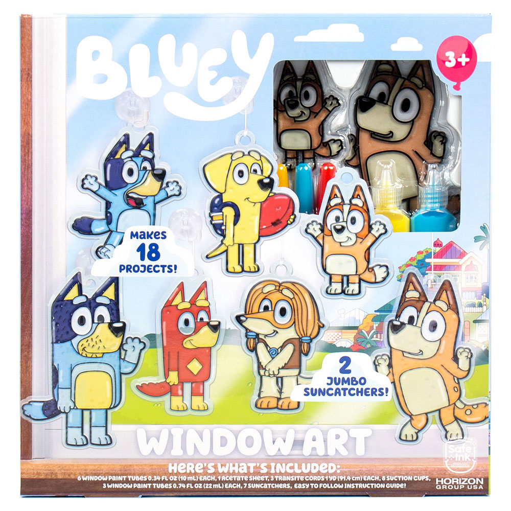 Bluey Window Art Creations - English Edition | Toys R Us Canada