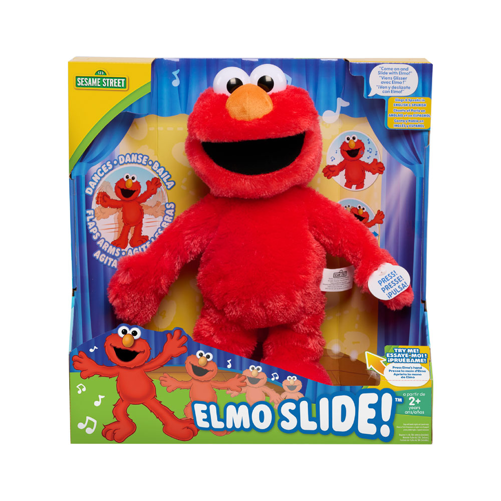 Sesame Street Elmo Slide Plush - English Edition - R Exclusive | Toys R ...