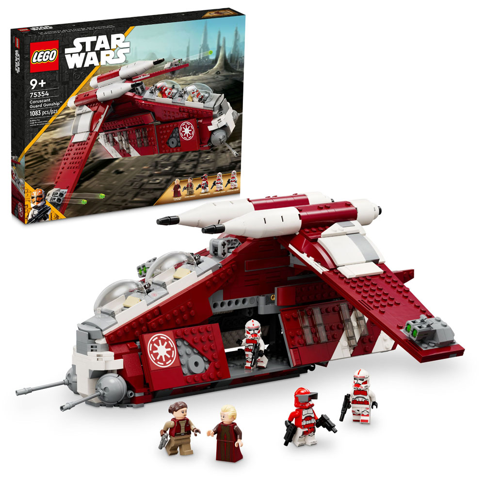LEGO Star Wars Le vaisseau de la Garde de Coruscant 75354 Ensemble de jeu de construction (1 083 ...