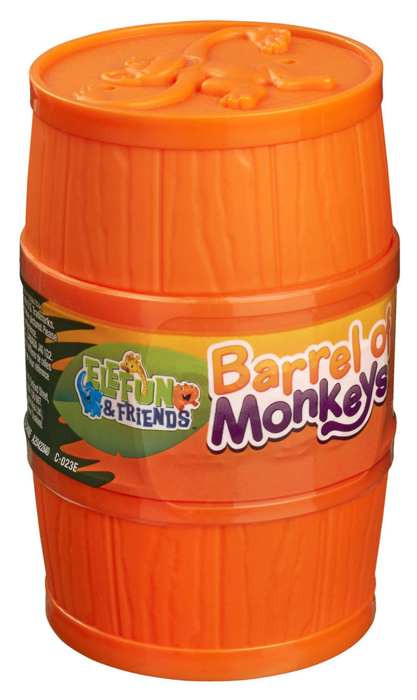 Hasbro Gaming - ELEFUN & FRIENDS - Jeu Barrel of Monkeys - les motifs ...