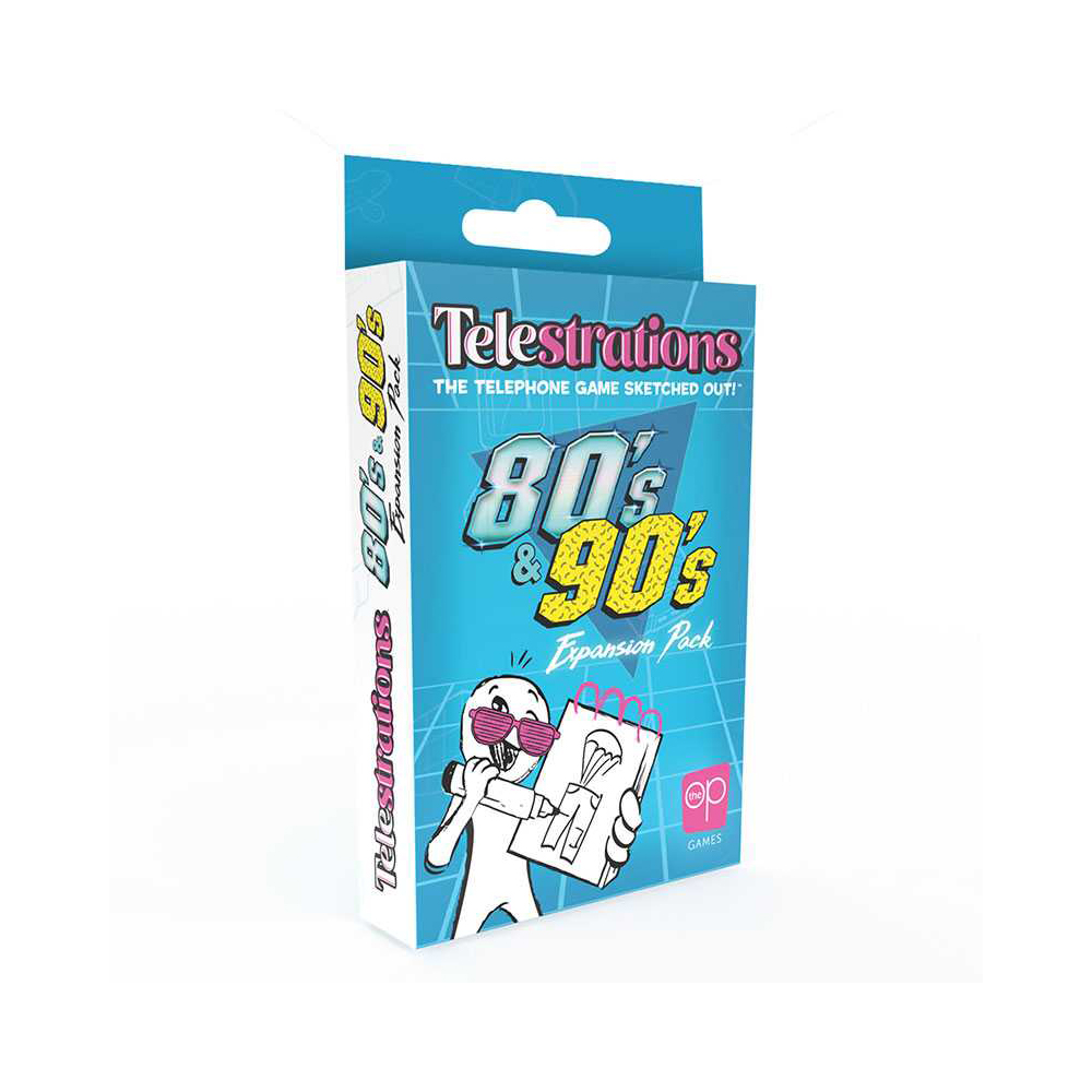USAopoly Telestrations 80s & 90s Card Game Expansion Pack - English ...