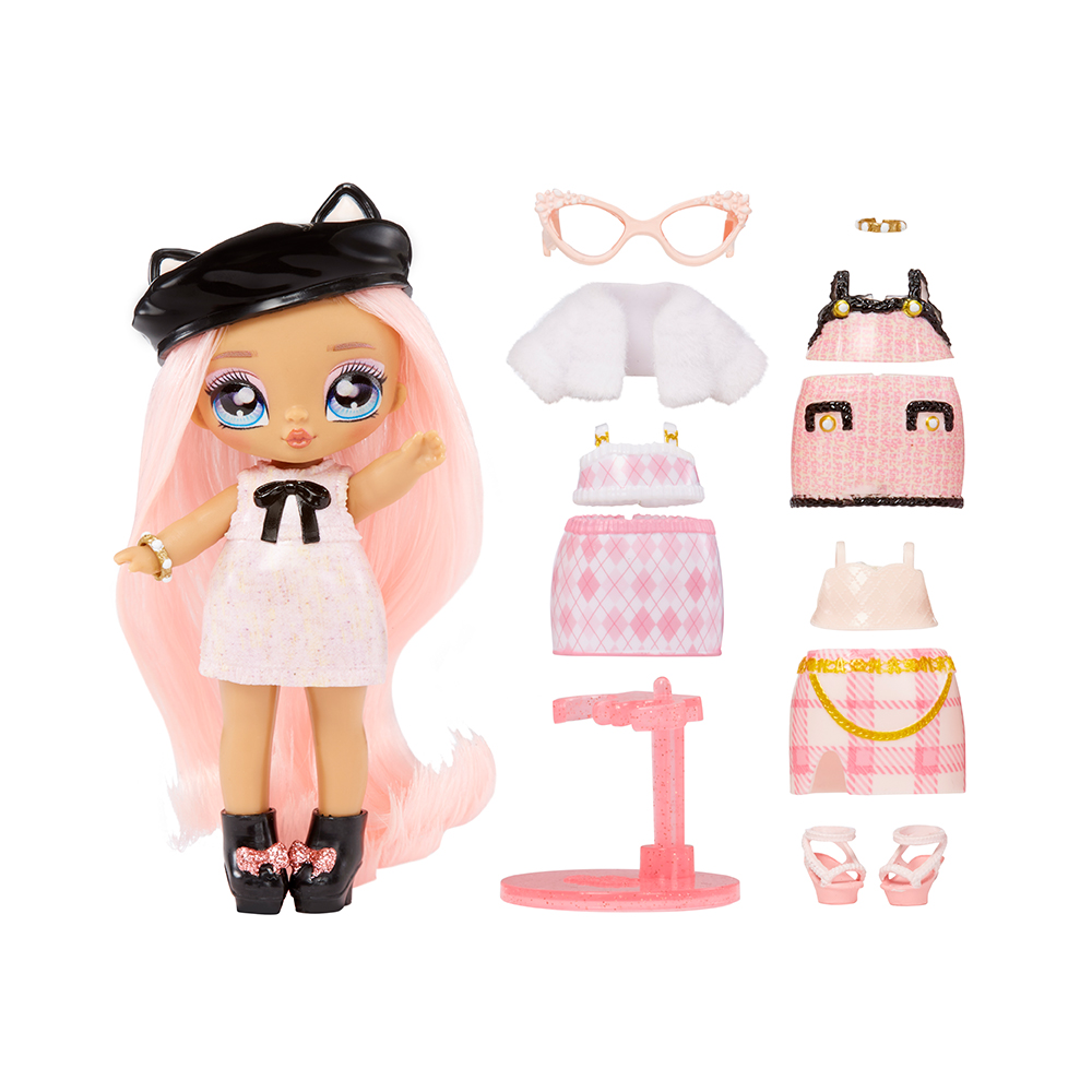 Na Na Na Mini Ultimate Surprise - Kitty Katwood 4" Mini Fashion Doll ...