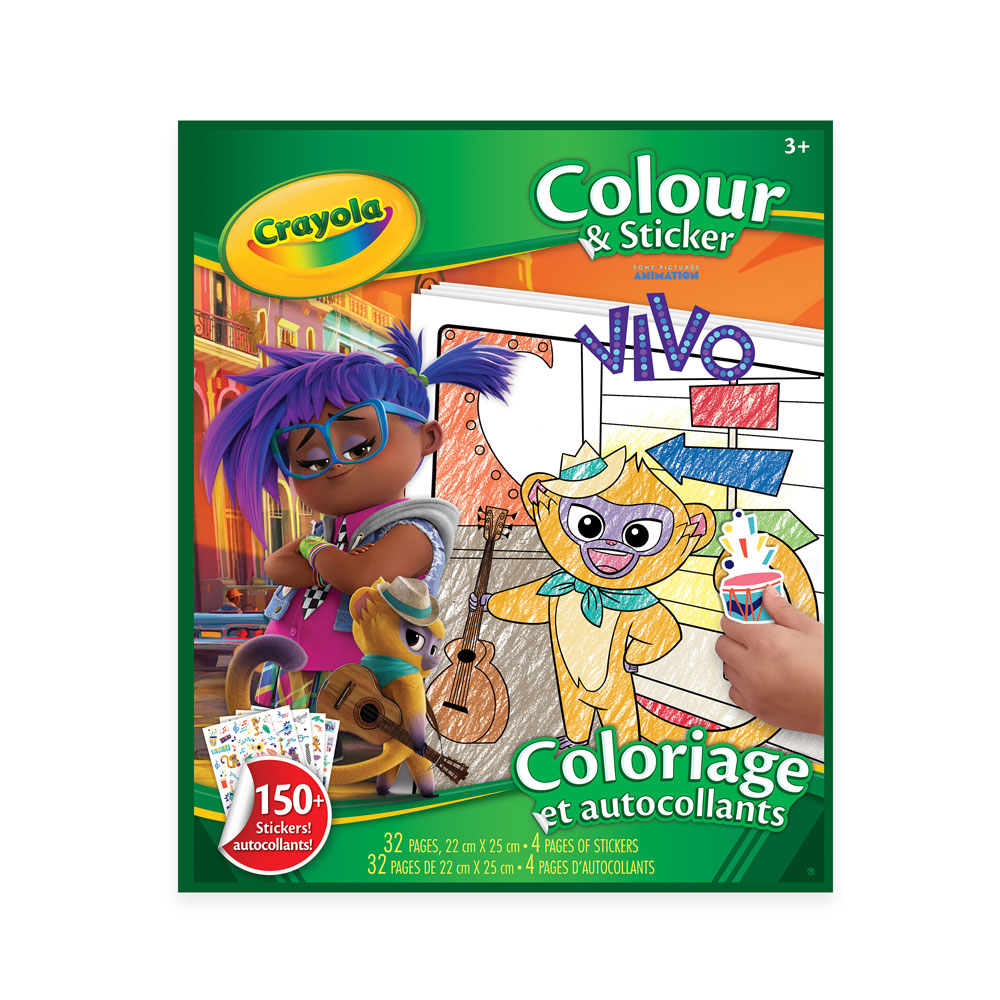 Crayola Colour & Sticker Book, Vivo | Toys R Us Canada