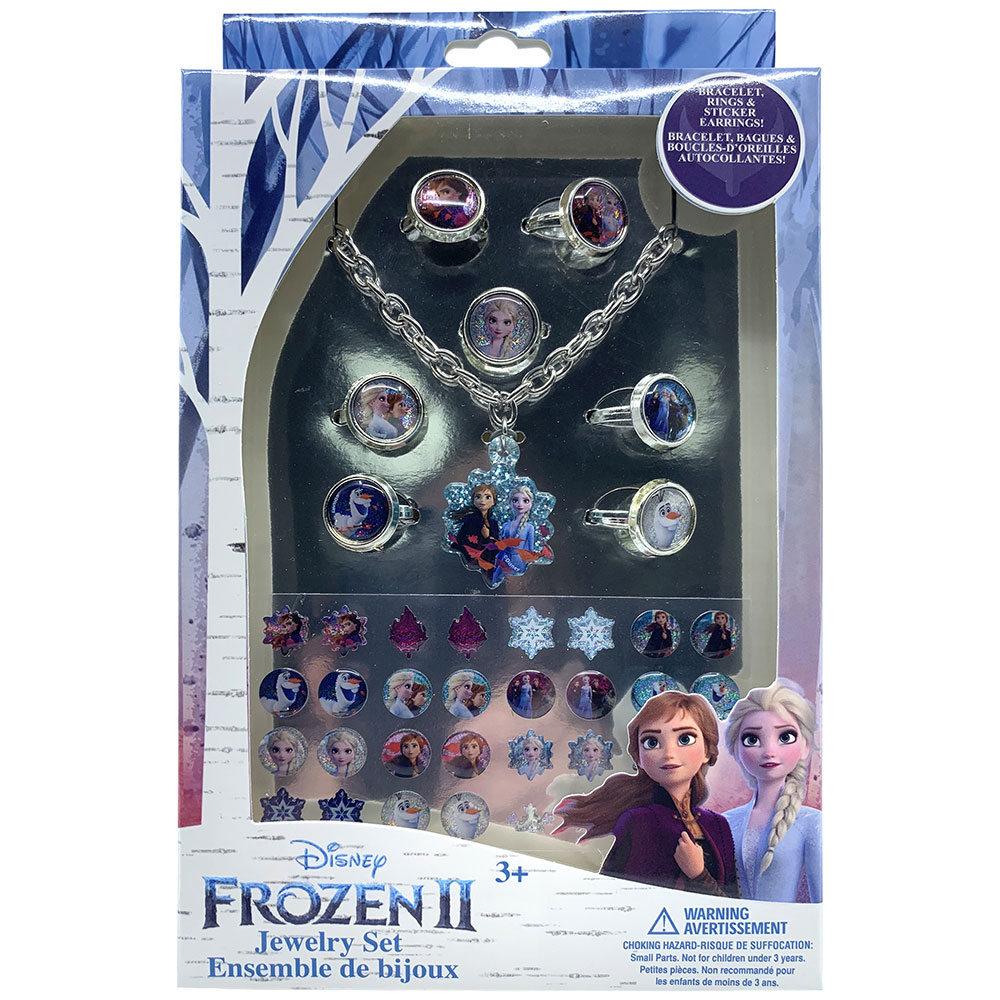 Frozen II Jewelry Set- Bracelet, Rings And Stick-On Earrings | Toys R ...