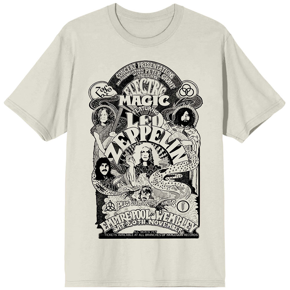 Led Zeppelin Electric Magic Sable T-Shirt- Moyen