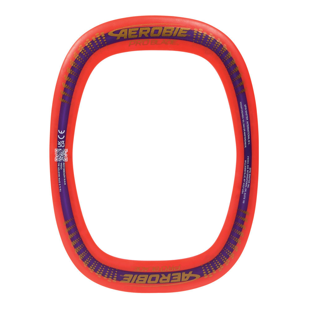 Aerobie Pro Blade, Outfoor Flying Disc Self Leveling Throw Ring, Red ...