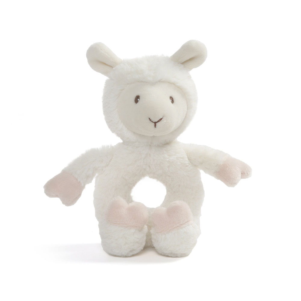 Baby GUND Baby Toothpick Liam Llama Rattle Plush Stuffed Animal, Cream ...