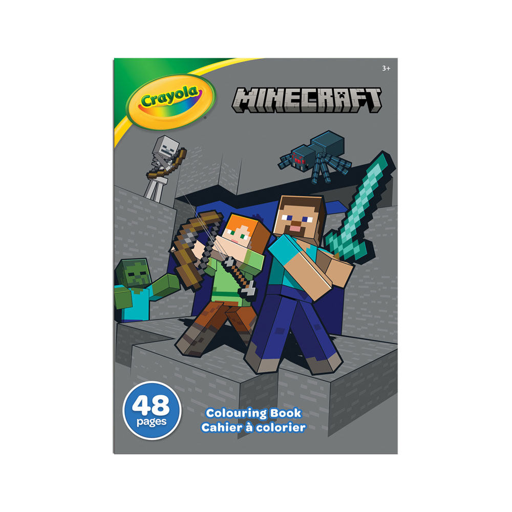 Crayola 48 Page Colouring Book, Minecraft | Toys R Us Canada
