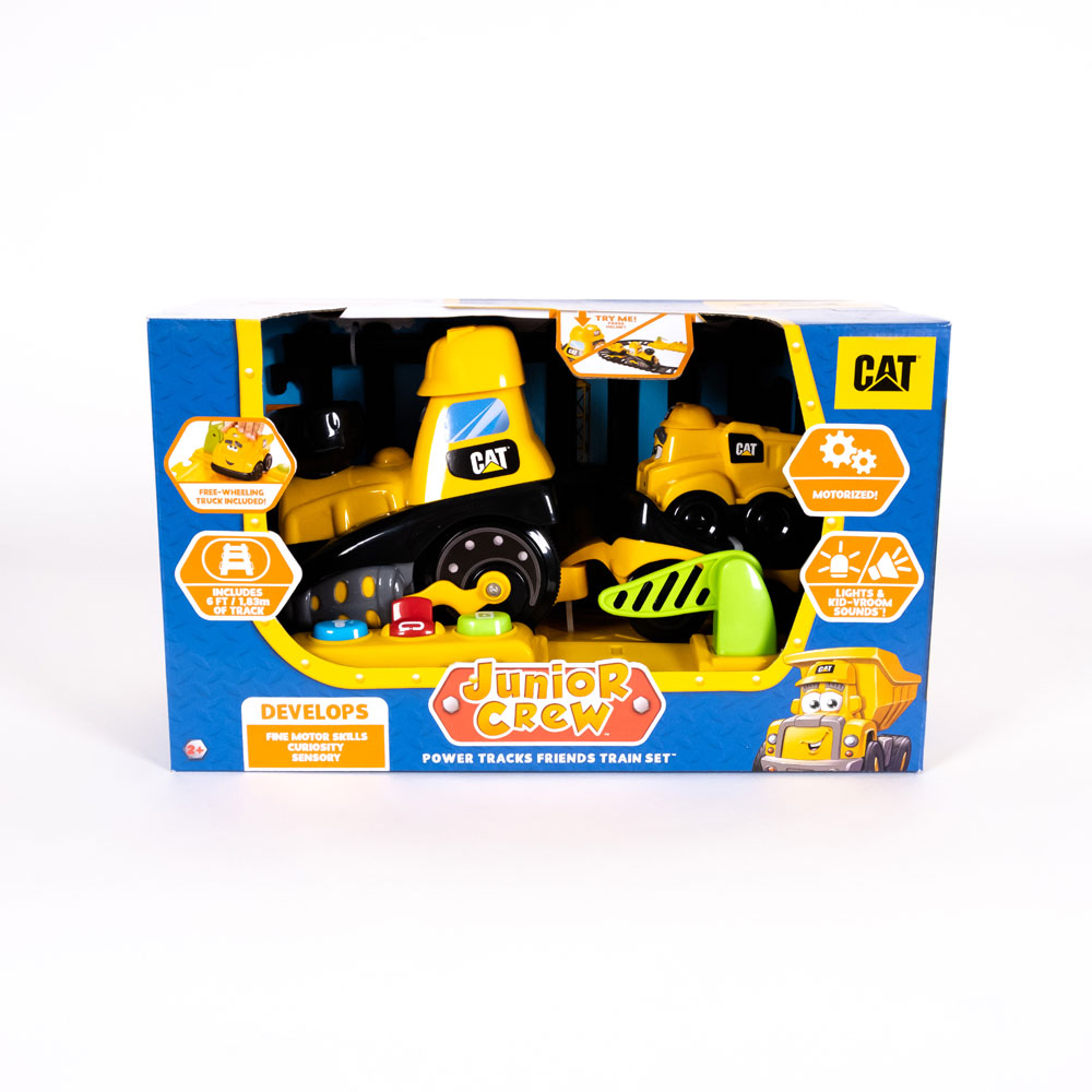 Cat Junior Crew - Power Tracks Friends Train Set | Toys R Us Canada