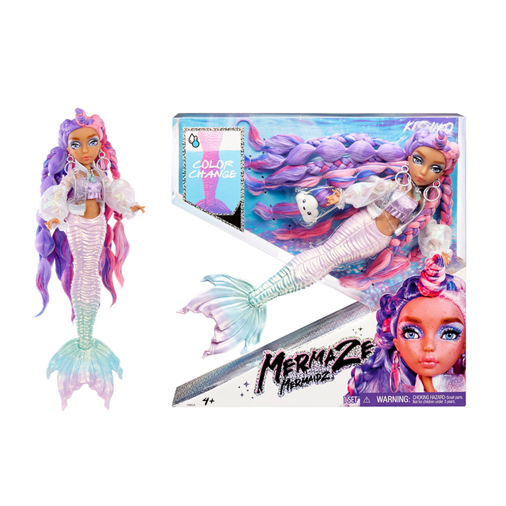 Mermaze Mermaidz Color Change Kishiko Mermaid Fashion Doll with ...