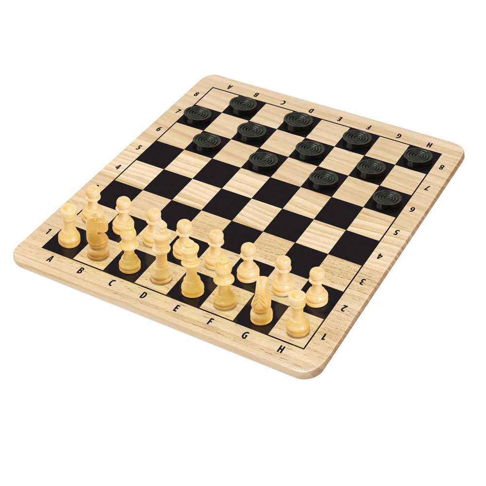 Ideal Games - Classic Wood Chess & Checkers | Toys R Us Canada