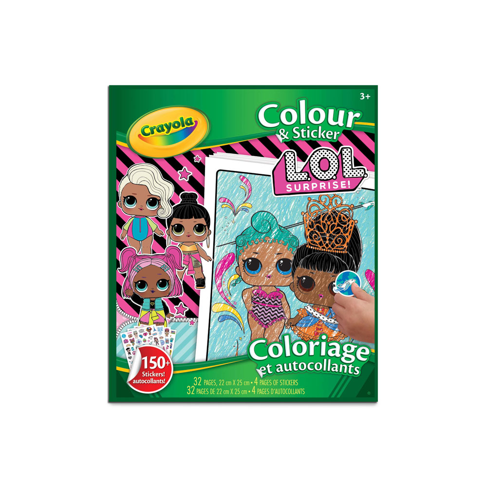 Colour and Sticker Pages, LOL Surprise | Toys R Us Canada