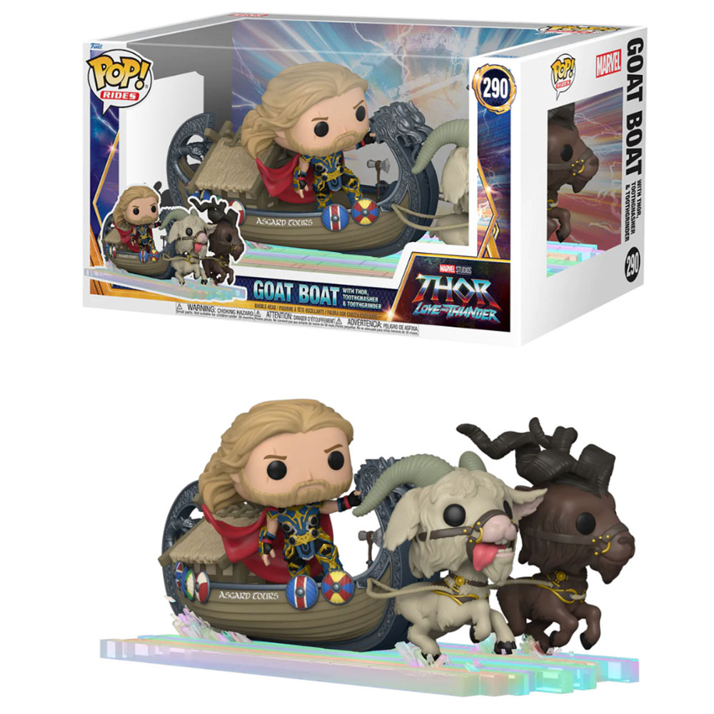 POP Ride Super Deluxe:Marvel-Thor:LoveandThunder-Goat Boat | Toys R Us ...