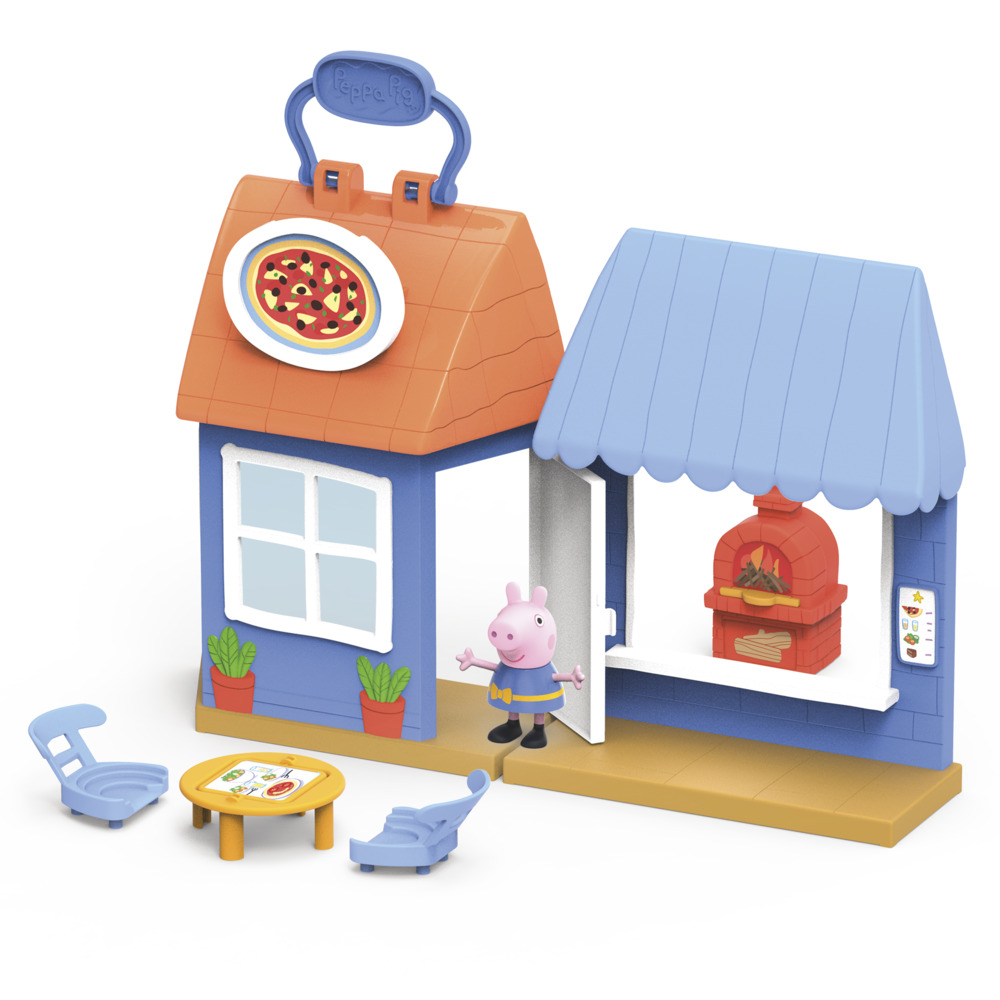 Peppa Pig Peppa's Adventures Peppa's Pizza Place Carry-and-Play Playset ...