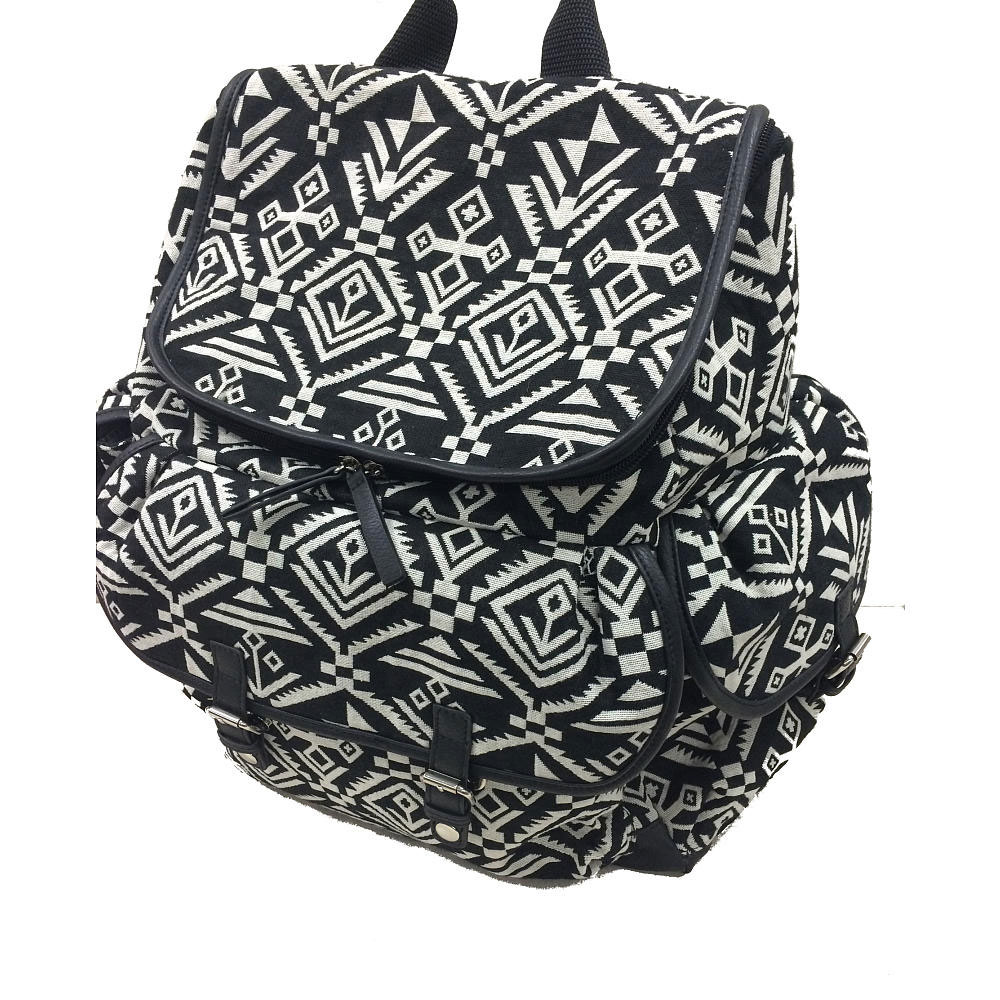 Carter's Baby Aztec Jacquard Backpack Diaper Bag - Black & White ...
