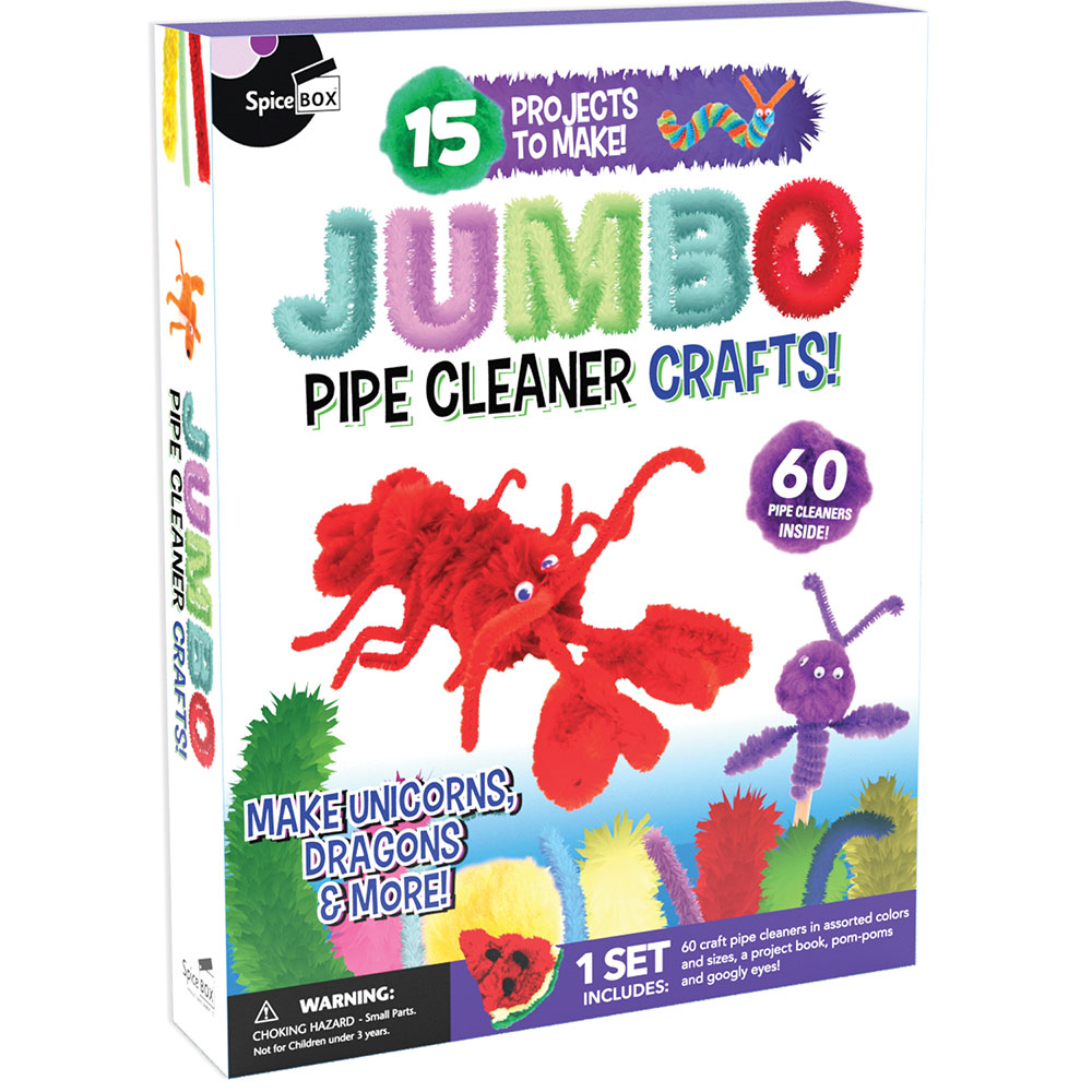 SpiceBox Children's Activity Kits Make and Play Jumbo Pipe Cleaner ...