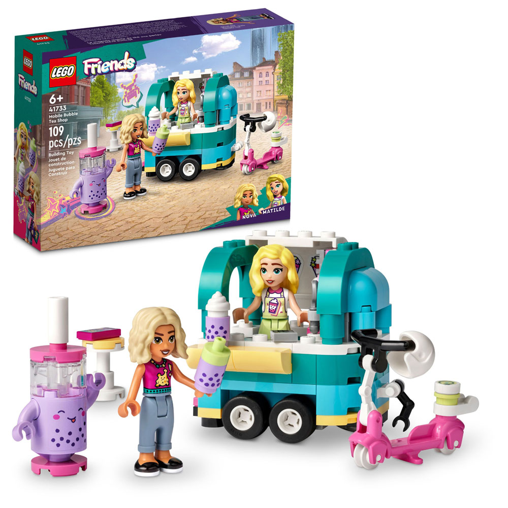 LEGO Friends Mobile Bubble Tea Shop 41733 Building Toy Set (109 Pieces ...
