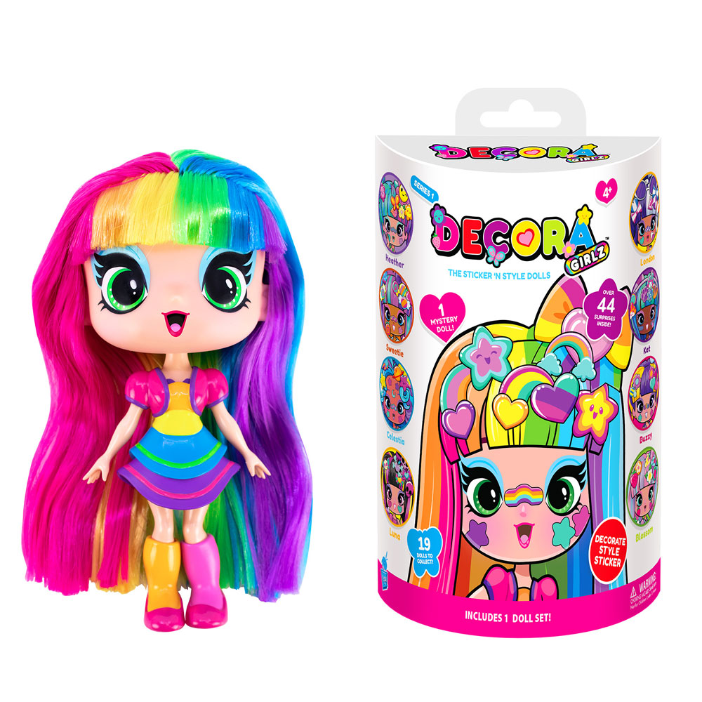 Decora Girlz 5" Collectible Dolls: Express & Decorate - Mystery Pack ...