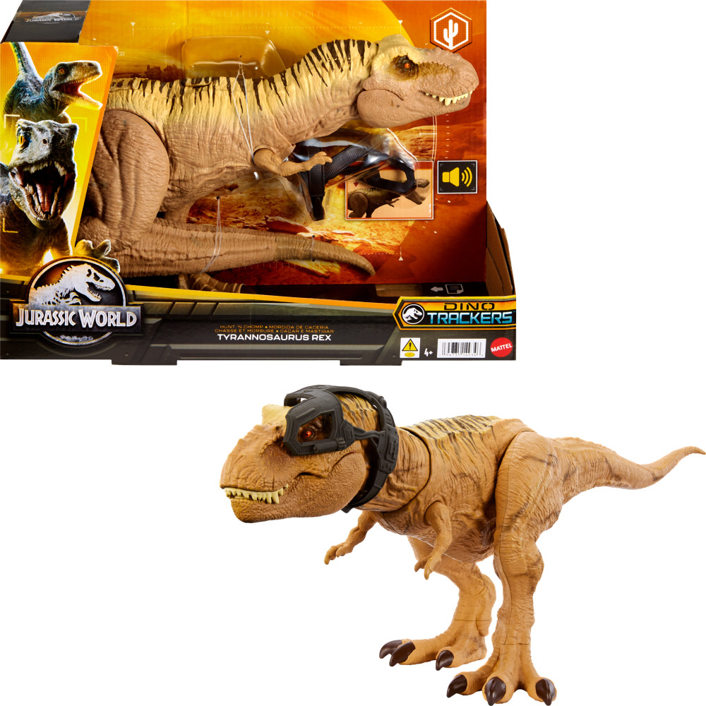 Jurassic World Tyrannosaurus T Rex Dinosaur Toy Figure with Sound ...