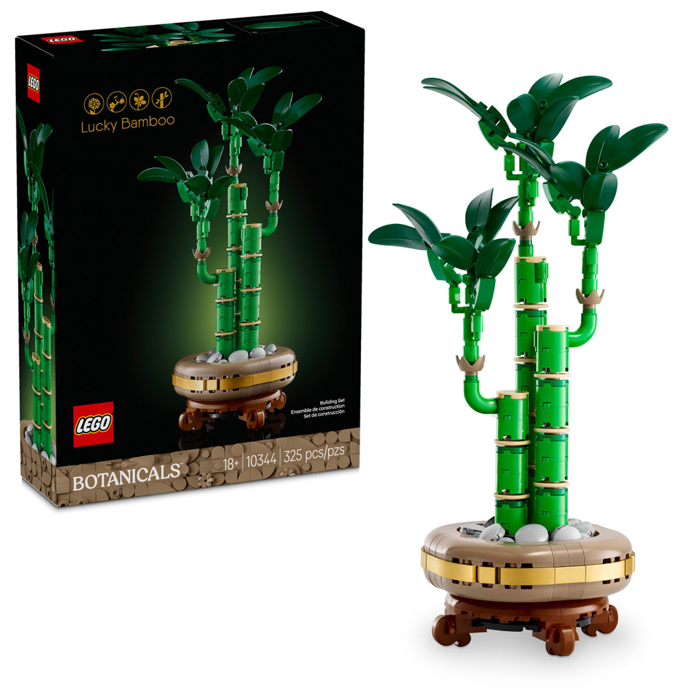 LEGO Botanicals Lucky Bamboo Building Set - Fake, Artificial Plants for ...