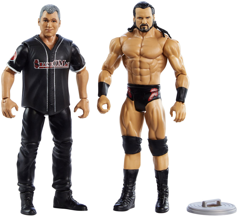 WWE Battle Pack with Two 6-inch Articulated Action Figures & Ring Gear ...