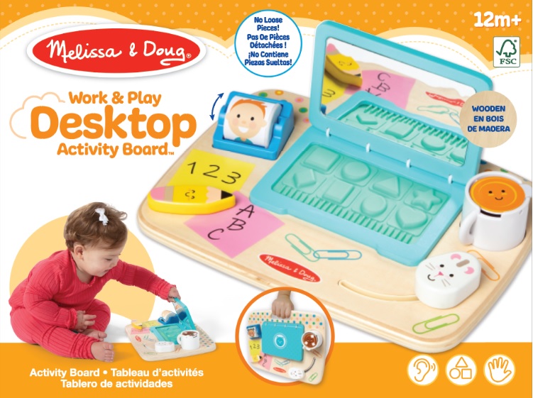 Wooden Work and Play Desktop Activity Board | Toys R Us Canada