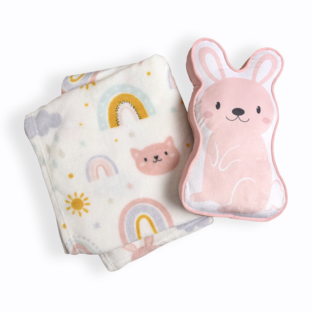 Bunny Plush Throw and Pillow Set | Toys R Us Canada