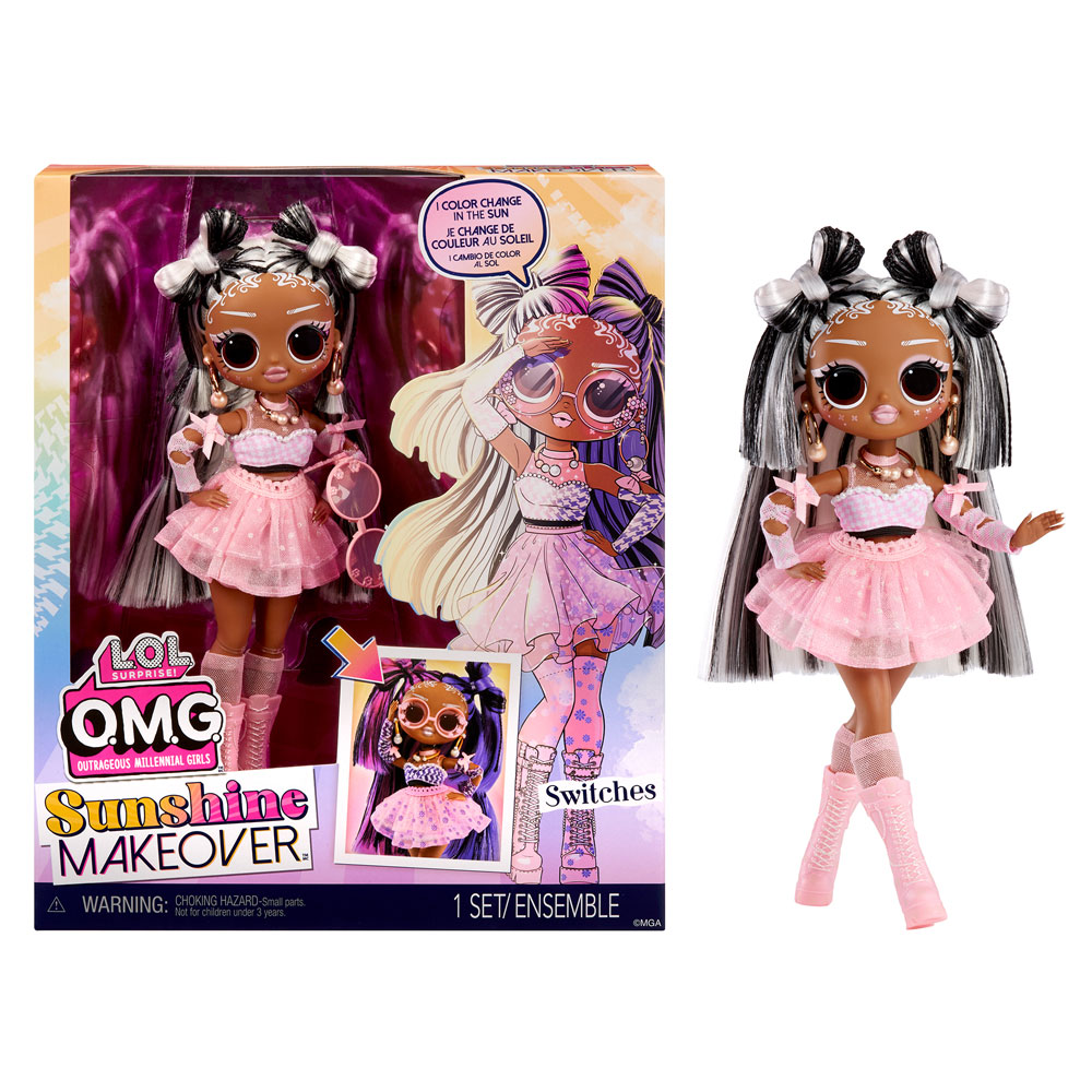LOL Surprise OMG Sunshine Makeover Switches Fashion Doll with Color ...