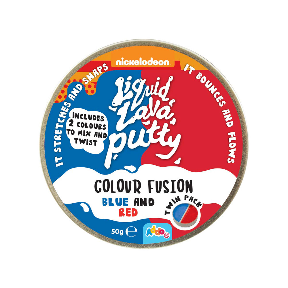Nickelodeon Liquid Lava Putty Colour Fusion Blue and Red - Notre ...