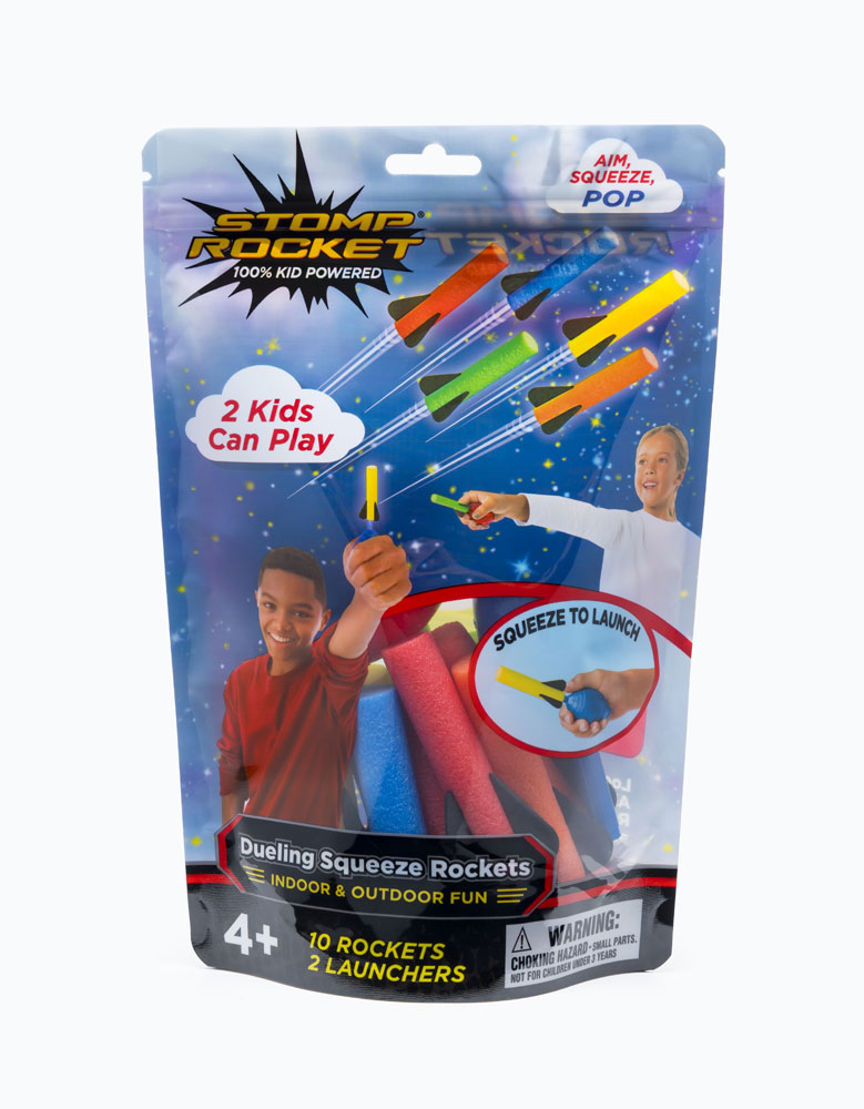 Stomp Rocket Dueling Squeeze, 10 Rockets | Toys R Us Canada