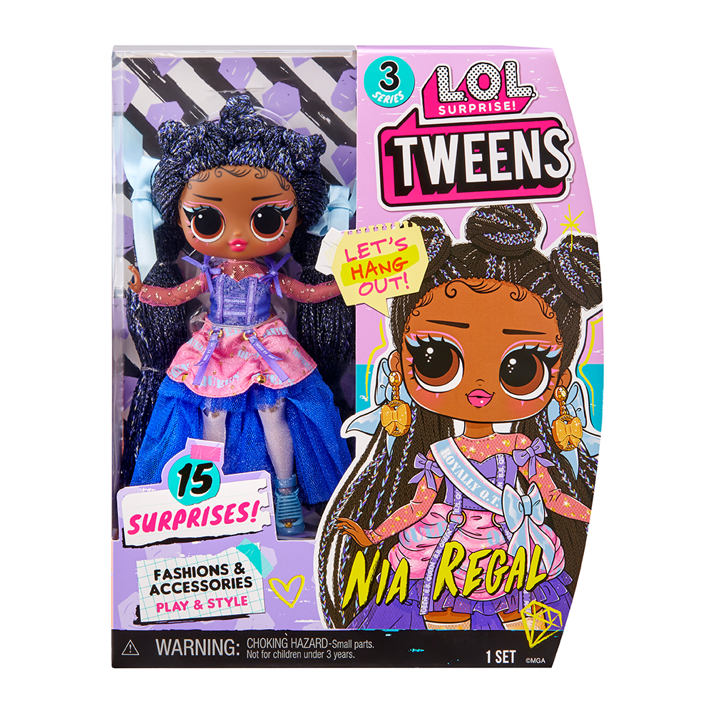 LOL Surprise Tween Series 3 Fashion Doll Nia Regal with 15 Surprises ...