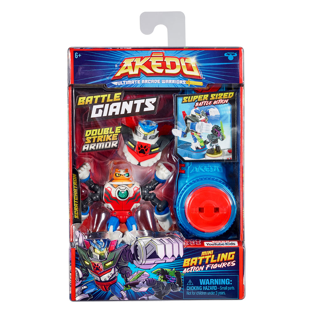 Akedo Ultimate Arcade Warriors Battle Giants - Scratch-Atron | Toys R ...