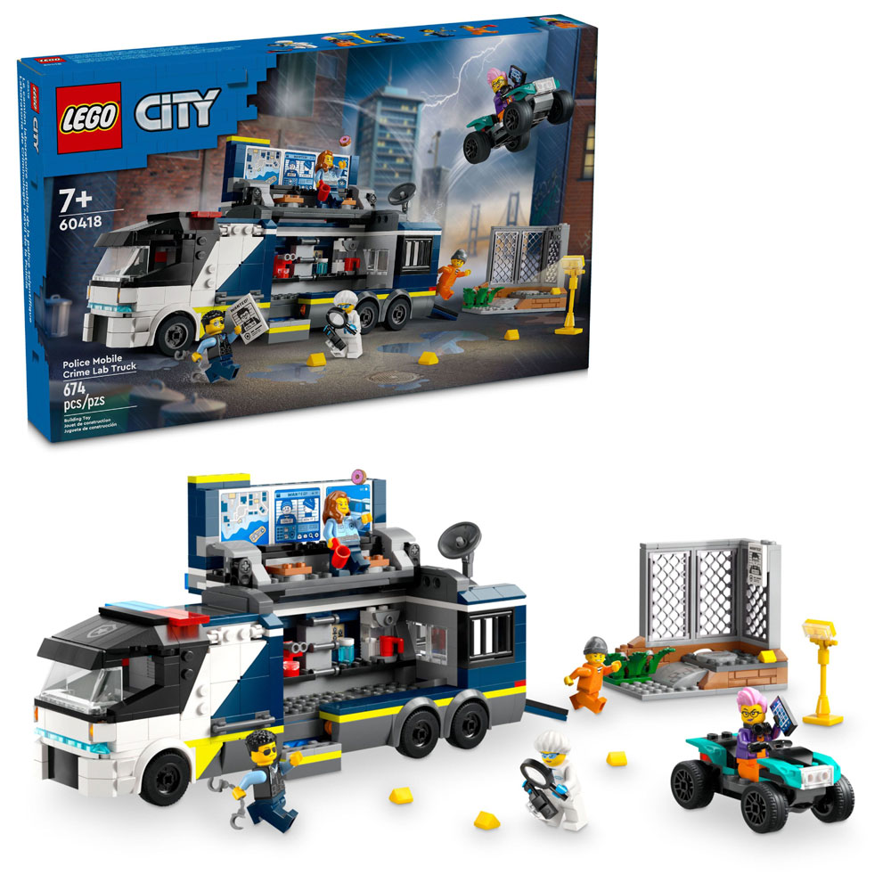 LEGO City Police Mobile Crime Lab Truck Toy 60418 | Toys R Us Canada