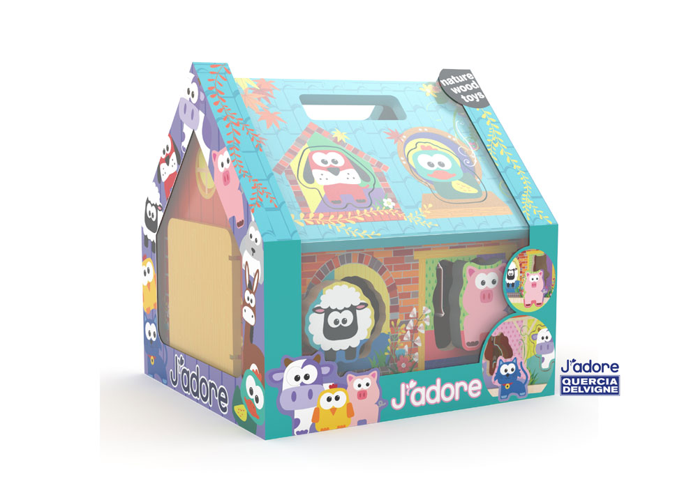 J'Adore Farm Shape Sorter Buddies | Toys R Us Canada