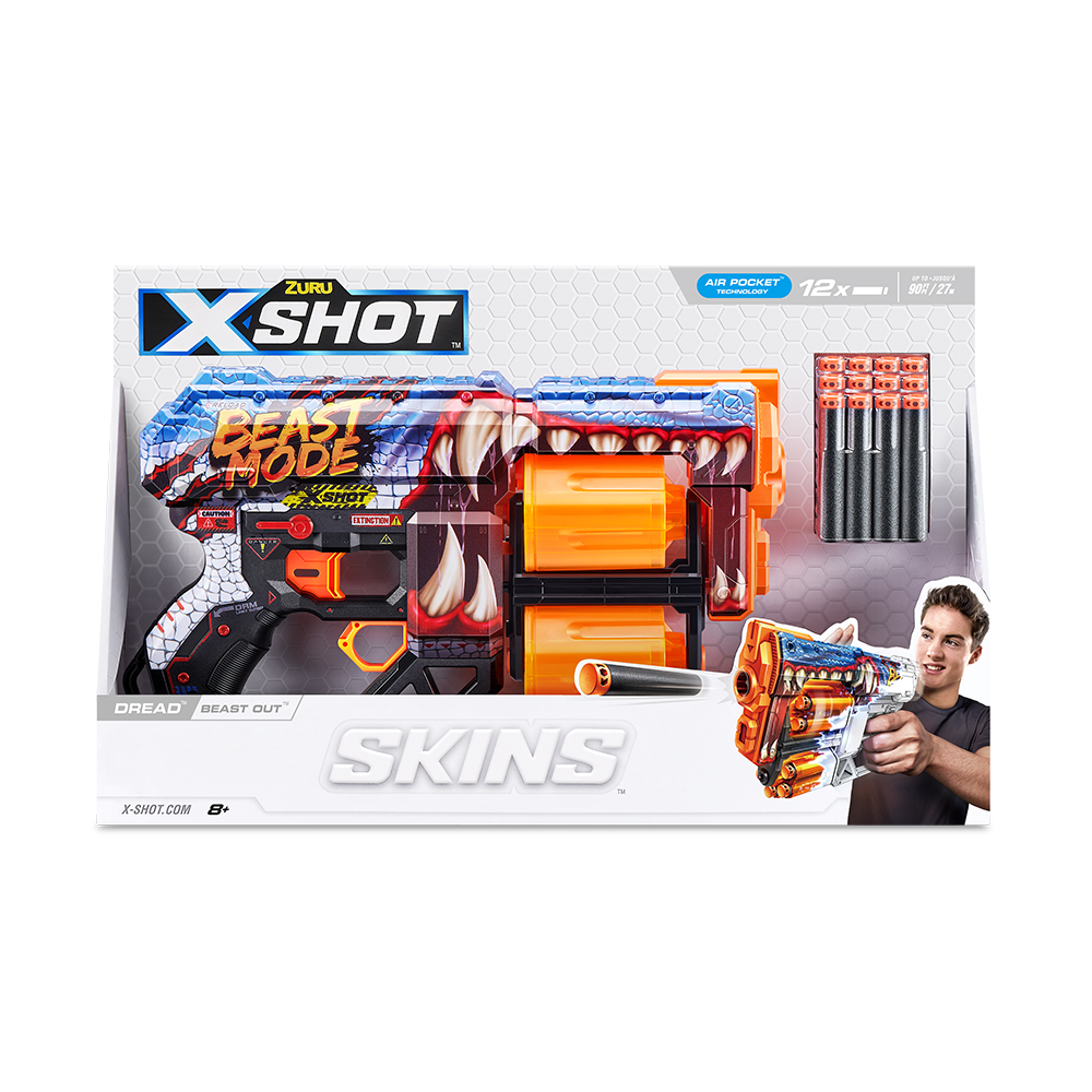 X-Shot Skins Dread Dart Blaster (12 pijlen) van ZURU | Toys R Us Canada