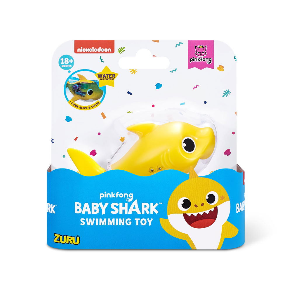 Robo Alive Junior Mini Baby Shark Series 1 Battery-Powered Swim Bath ...