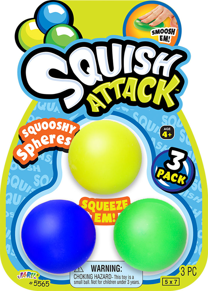 Squish Attack Squooshy Spheres 3 Pack - English Edition | Toys R Us Canada