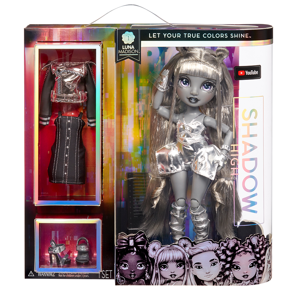 Shadow High Series 1 Luna Madison- Grayscale Fashion Doll | Toys R Us ...