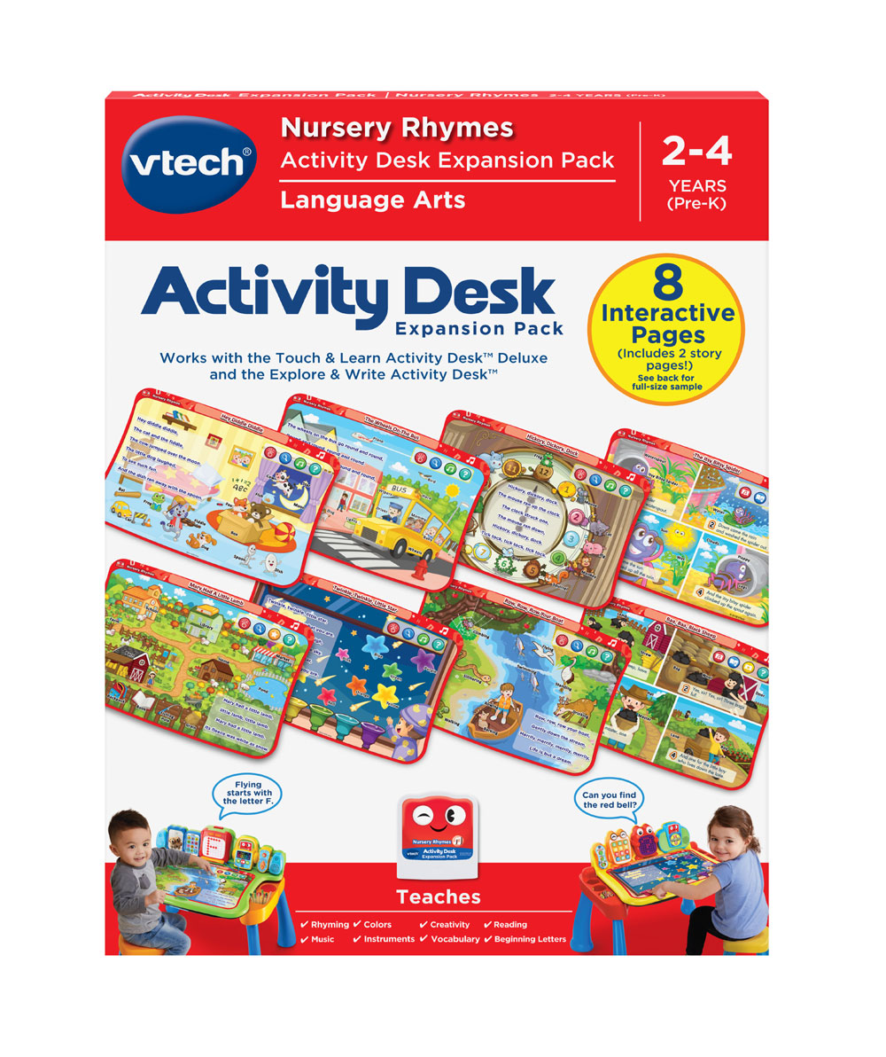 VTech Activity Desk Expansion Pack Nursery Rhymes - English Edition ...