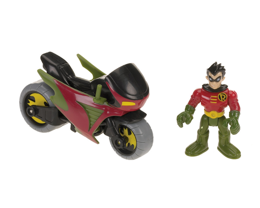 Fisher-Price Imaginext - DC Super Friends Robin & Cycle - English ...
