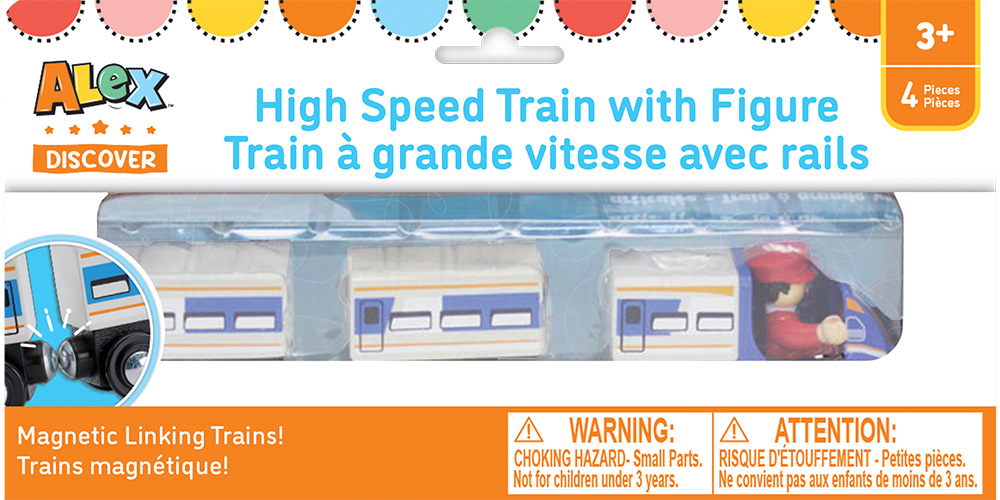 ALEX - 4 Pc High Speed Figure & Train Ast | Toys R Us Canada