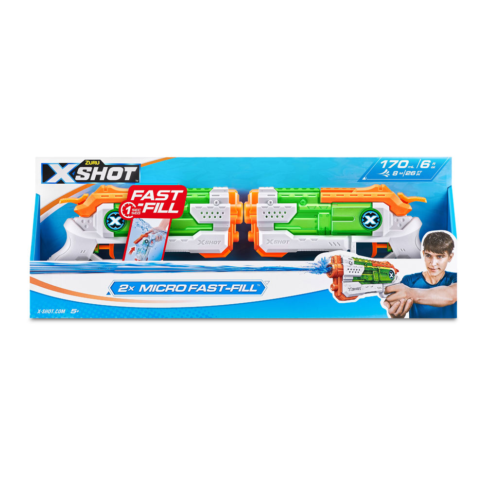X-Shot Water Blaster Fast Fill Sm 2Pk | Toys R Us Canada