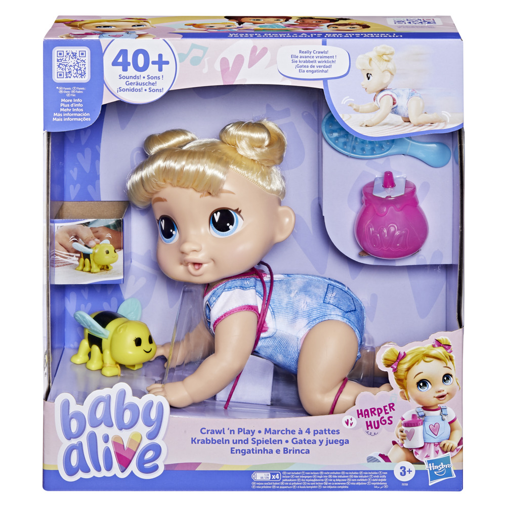 Baby Alive Crawl 'n Play Harper Hugs Electronic Baby Doll | Toys R Us ...