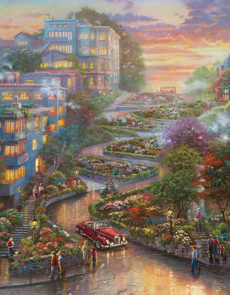 Ceaco 8 in 1 Thomas Kinkade Studio Collection Jigsaw Puzzle Set | Toys ...